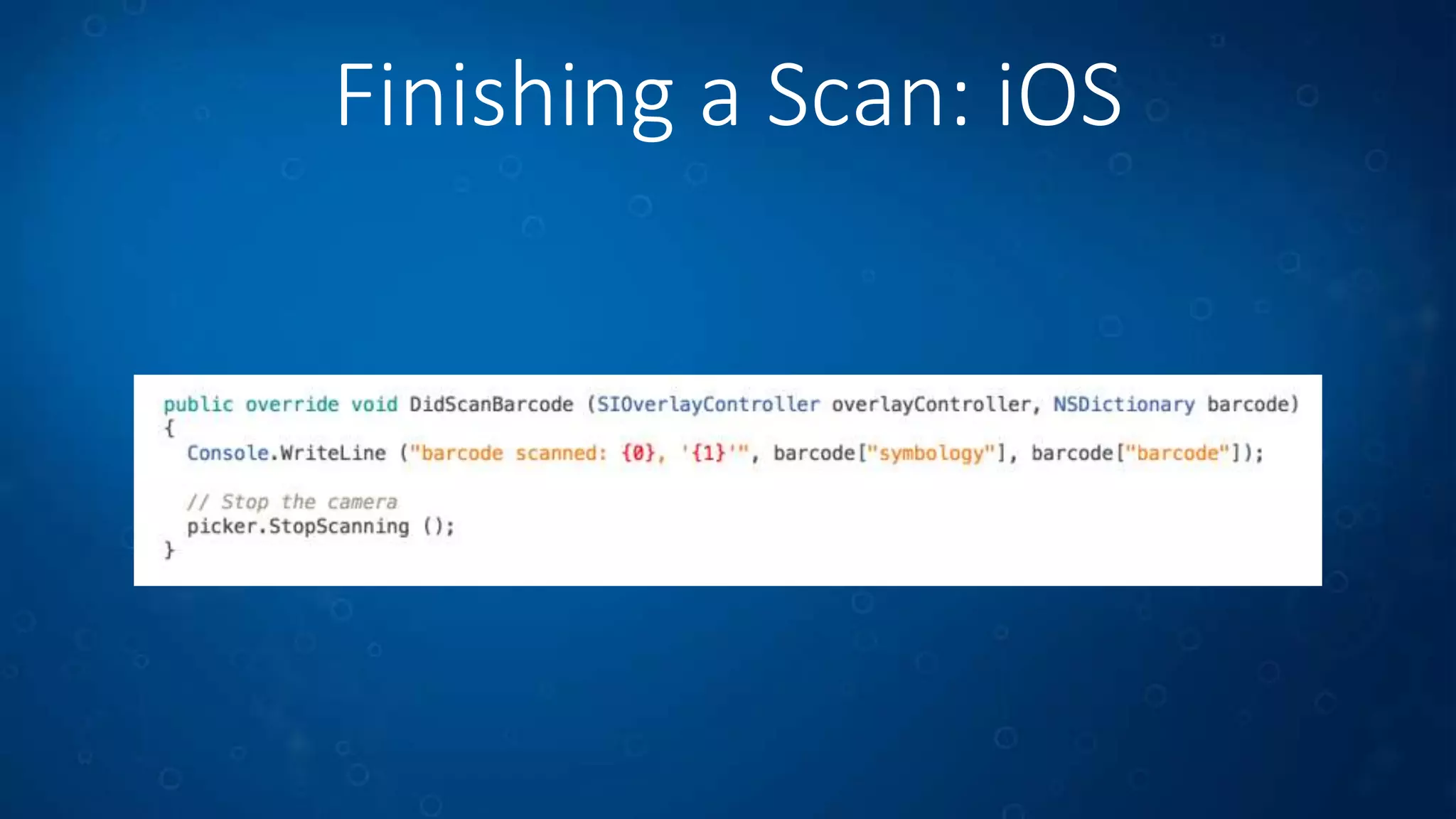 Enterprise-grade mobile barcode scanning with Scandit and Xamarin | PPT