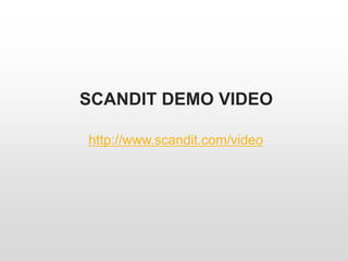 Enterprise-grade mobile barcode scanning with Scandit and Xamarin | PPT