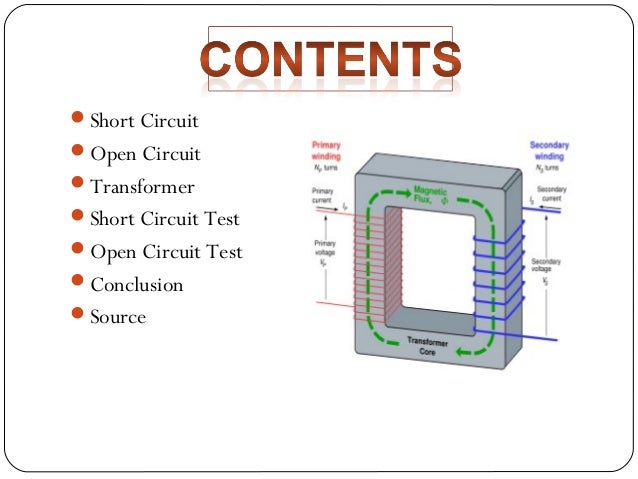 Sc and oc test on transformer