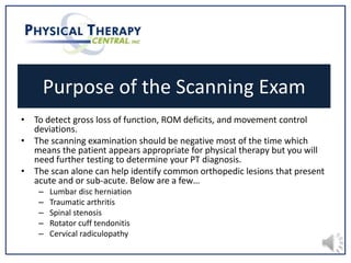 Scan Exam | PPTX
