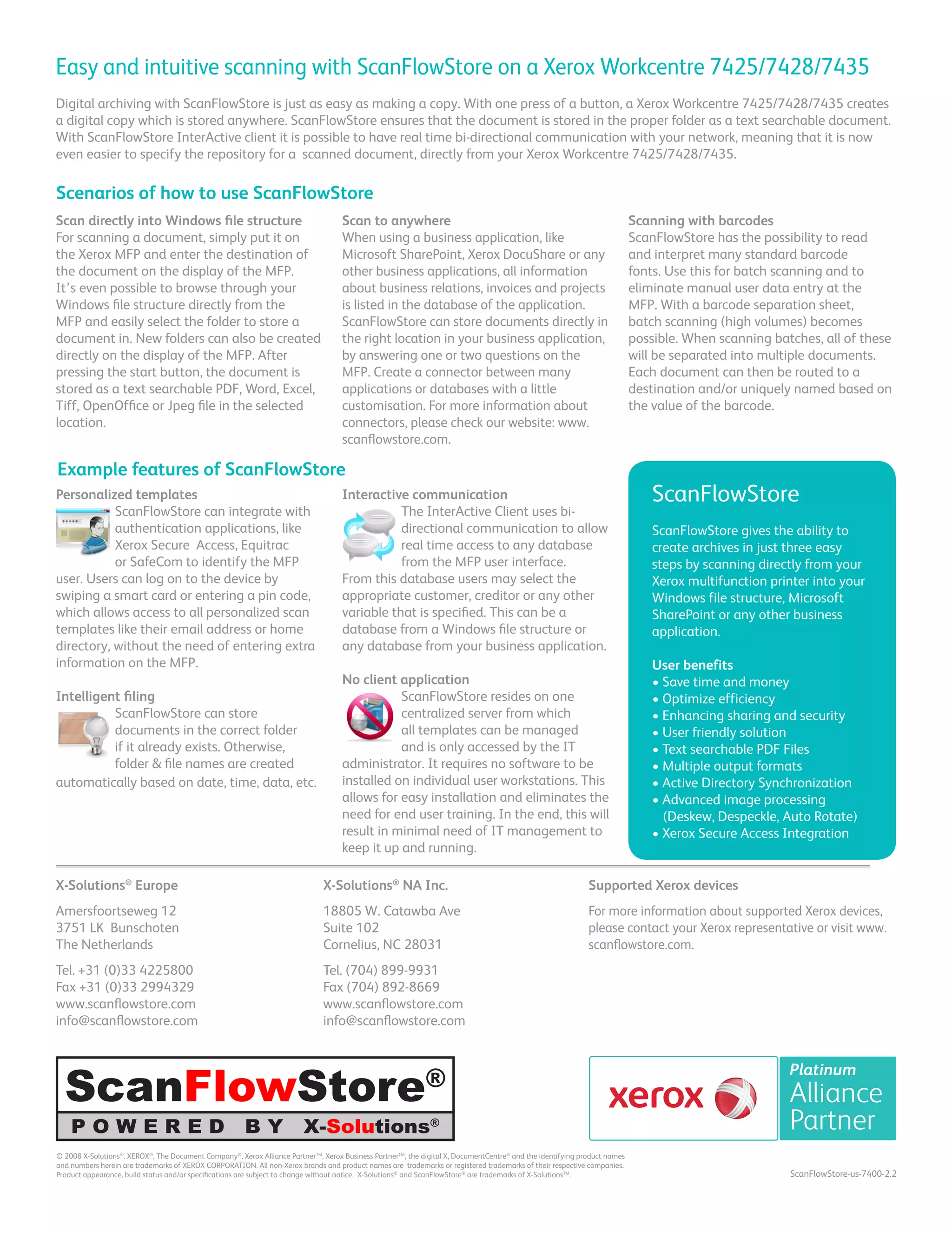 Scan Flow Store Us 7400 2.2 | PDF