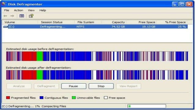 Scan,format,partition hdd,defragmentation | PPTX
