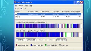 Scan,format,partition hdd,defragmentation | PPTX