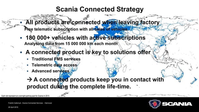 The Scania journey - Connecting the trucks | PPTX | Business | Business ...