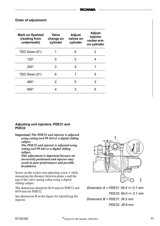 Scania industrial and marine engines 12 litre engine service repair ...