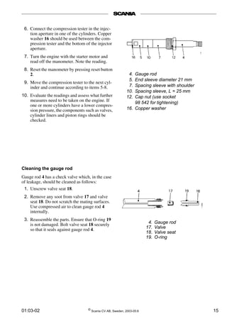 Scania industrial and marine engines 12 litre engine service repair ...