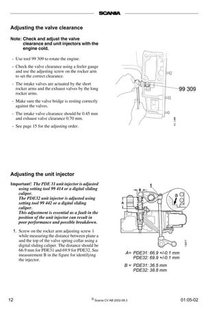 Scania industrial and marine engines 16 litre engine service repair ...