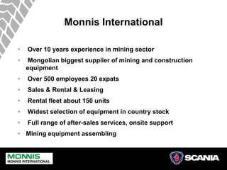 10.02.2012 SCANIA in Mining, Monnis International | PPT