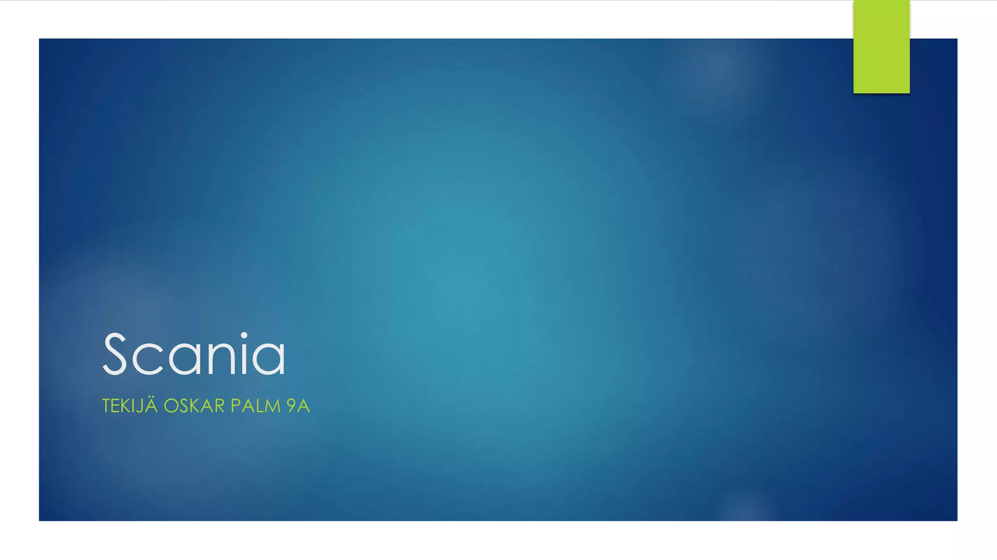 Scania powerpoint | PPT