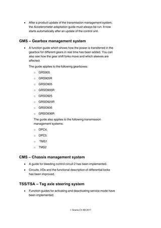 Scania sdp3 v2.31 for VCI2 VCI3 released notes- obdii365 | PDF