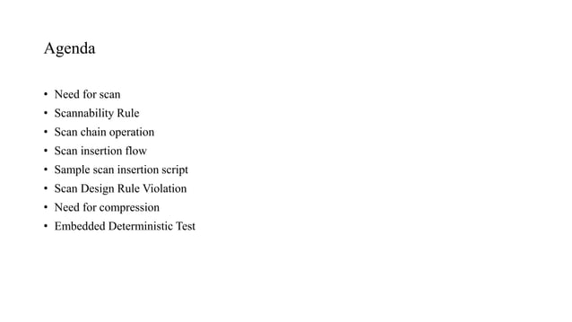 Scan insertion | PPTX