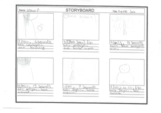 Story Board for Short Horror Movie | PDF
