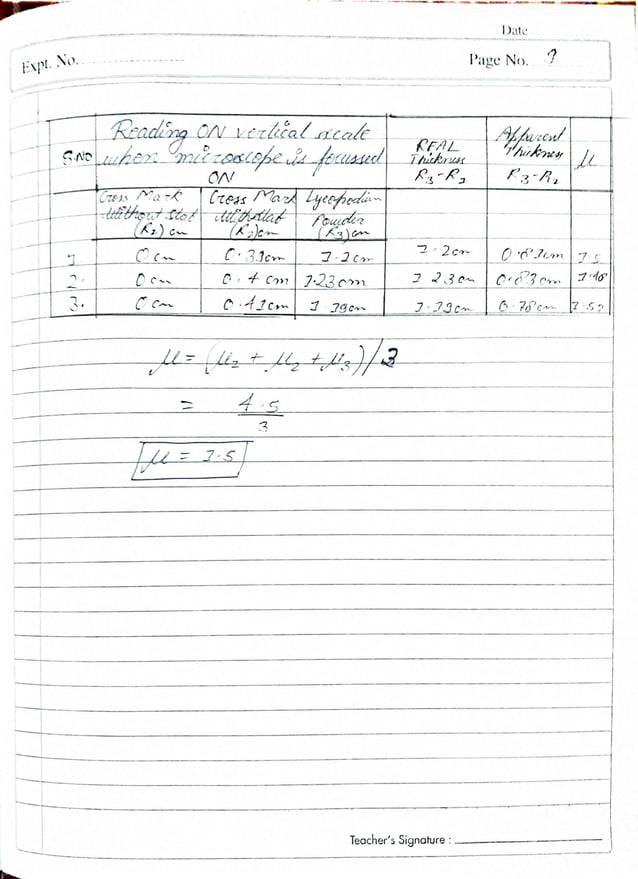 Physics, class 12 practical | PDF