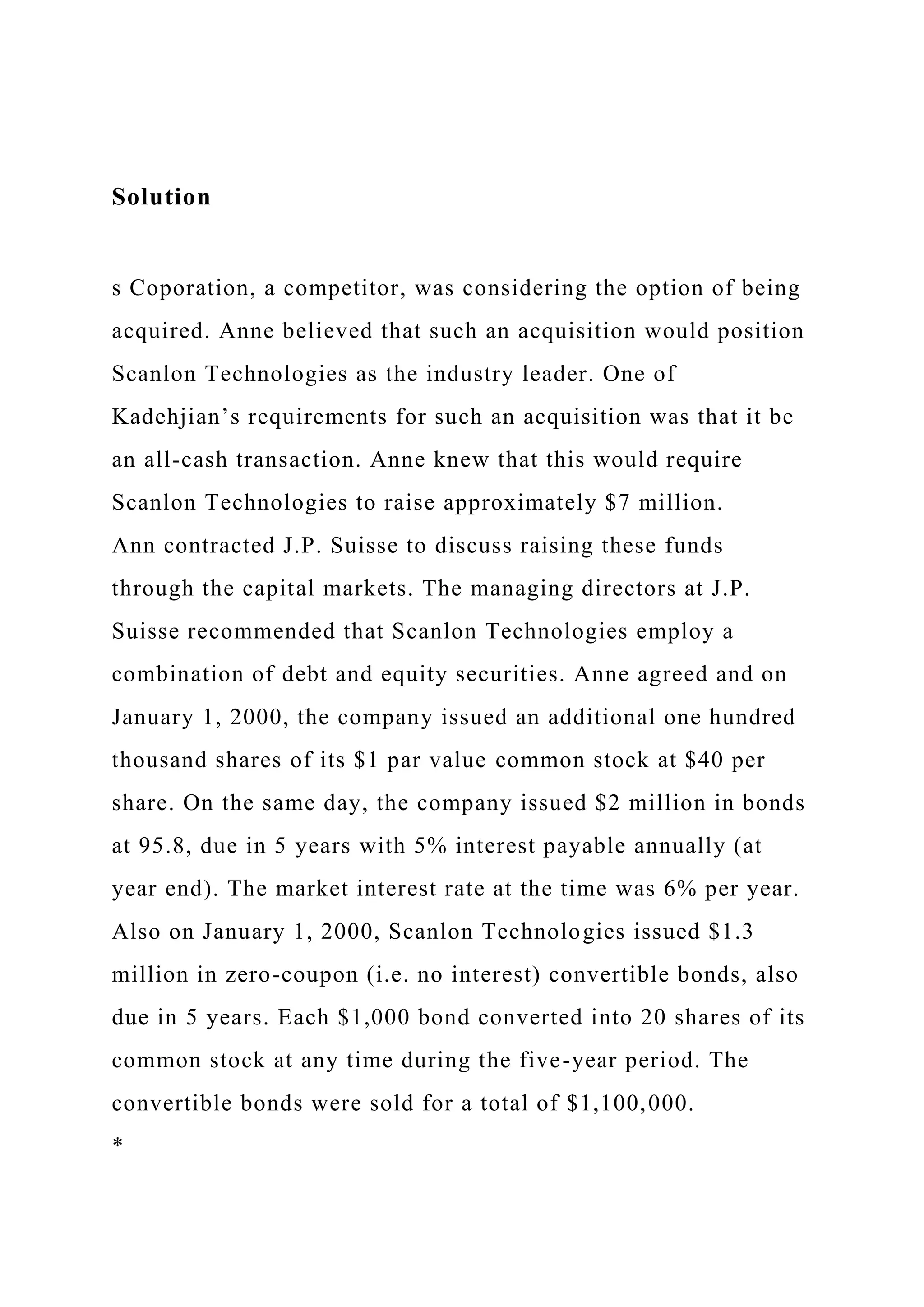 Scanlon Technologies, Inc. Anne Scanlon founded Scanlon Technol.docx