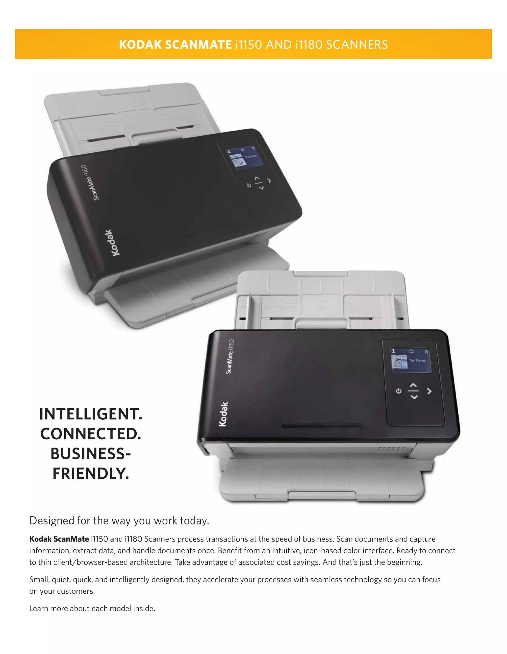 Scan mate i1150 i1180 family brochure anz_lo | PDF