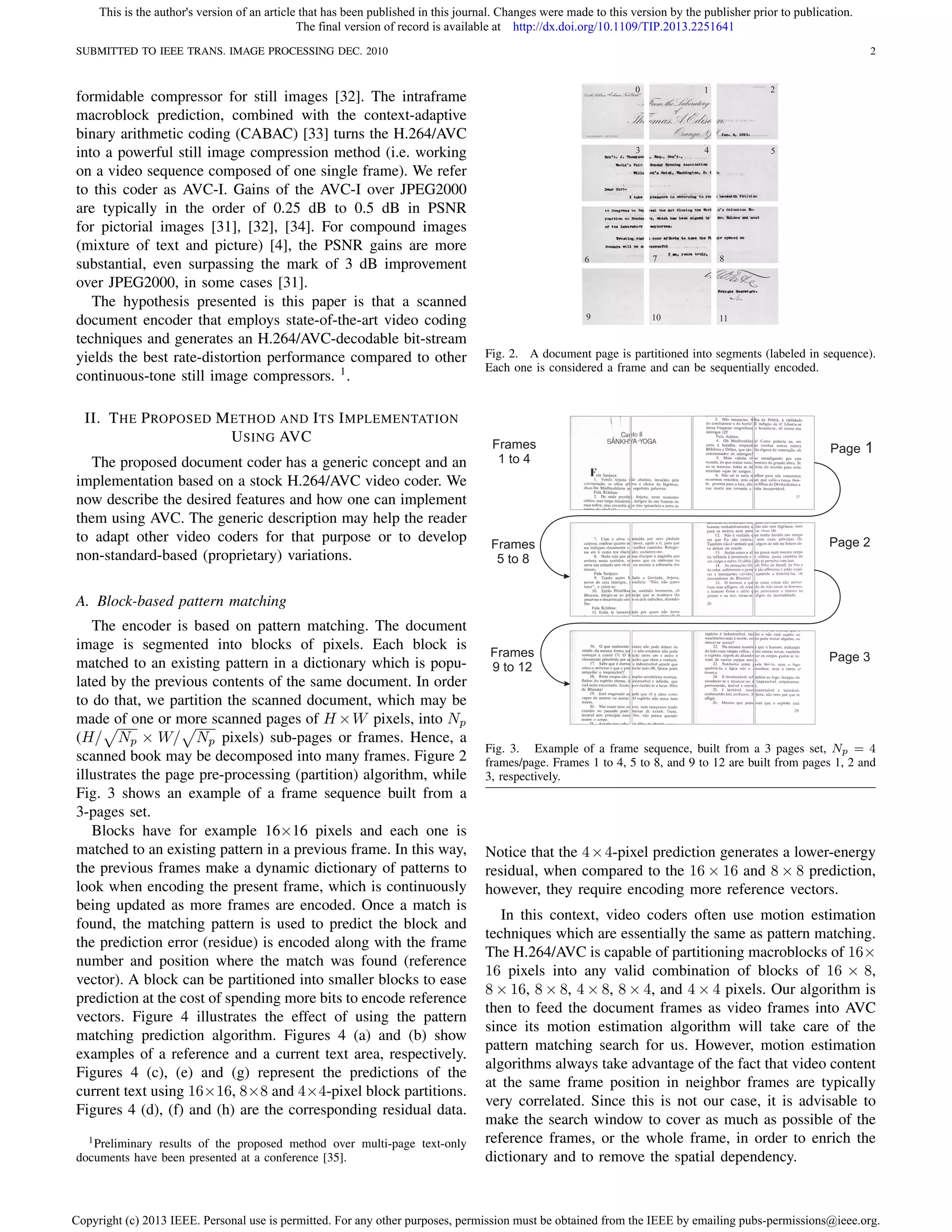 Scanned document compression using block based hybrid video codec | PDF | Desktop Publishing ...