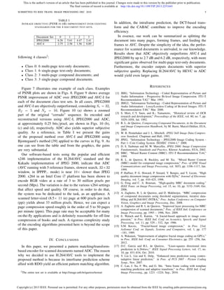 Scanned document compression using block based hybrid video codec | PDF | Desktop Publishing ...