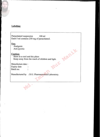 Scanned pharmaceutical technology lab MANIK | PDF