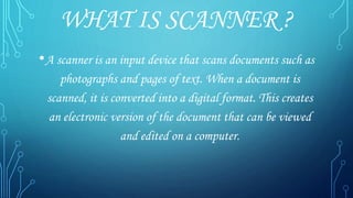Scanners by Amir Hamza Khan (SZABISTIAN) | PPTX | Desktop Publishing ...