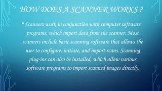 Scanners by Amir Hamza Khan (SZABISTIAN) | PPT