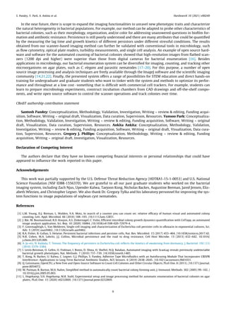 Bacteria Colony Counting and Tracking for Long times | PDF