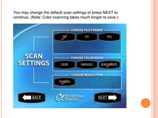 Scanning instructions | PPT