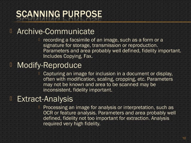 Scanner presentation | PPT