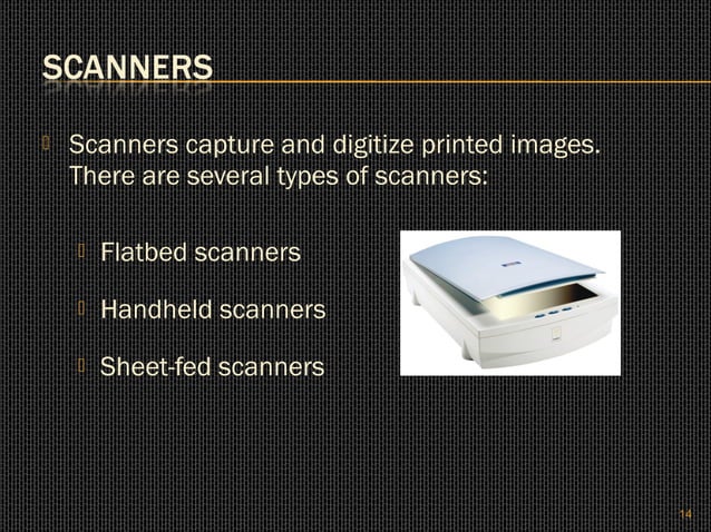 Scanner presentation | PPT