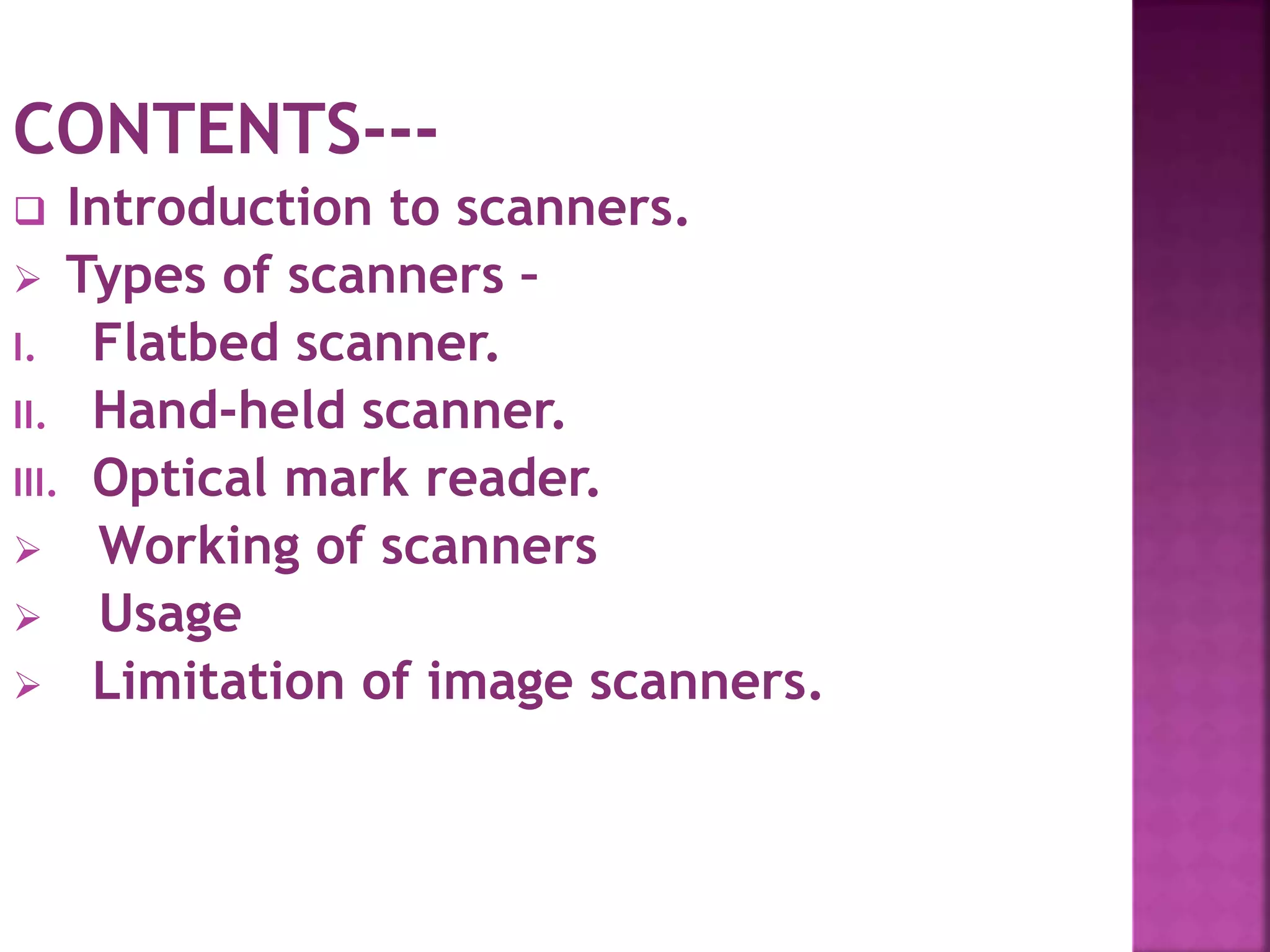 Scanners | PPT