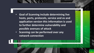 Scanning.pptx | Computer Networking | Computing