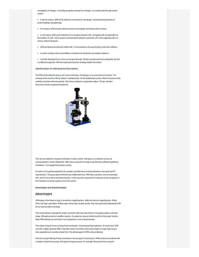 Scanning Probe Microscopy | PDF