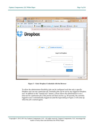 Scan, Import, and Automatically File documents to Dropbox with ccScan | PDF