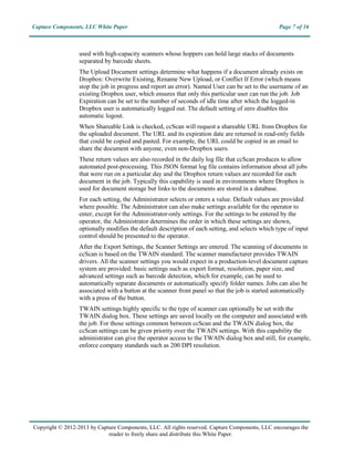 Scan, Import, and Automatically File documents to Dropbox with ccScan | PDF