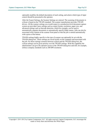 Scan, Import, and Automatically File documents to SharePoint with ccScan | PDF | Desktop ...