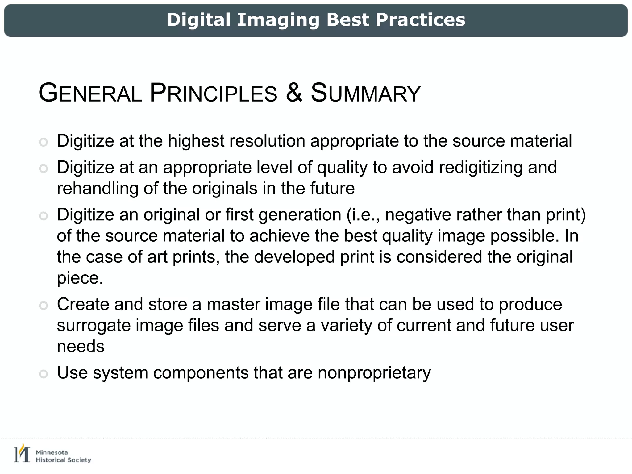Digital Imaging Best Practices | PPTX