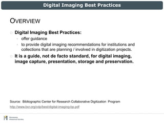 Digital Imaging Best Practices | PPTX