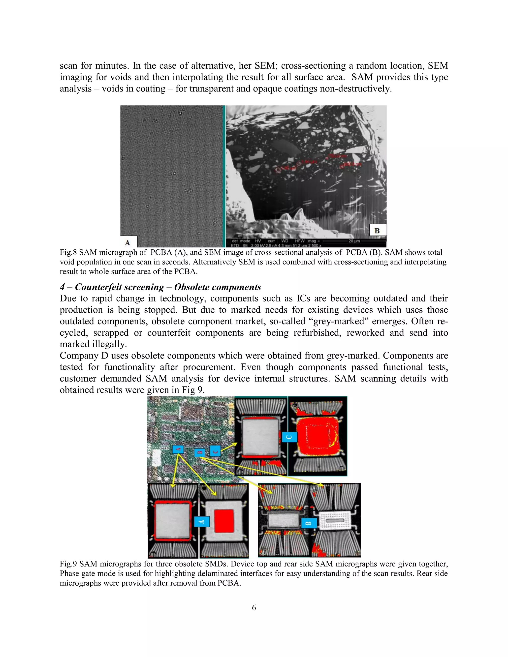 Scanning acoustic microscopy microelectronics Failure analysis ...