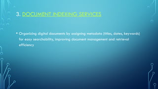 List of Service services we offered - Explanations | PPT