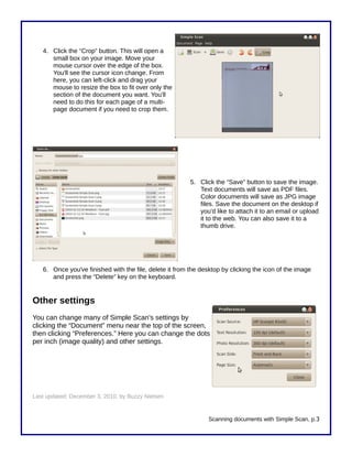 Scanning documents with Simple Scan | PDF