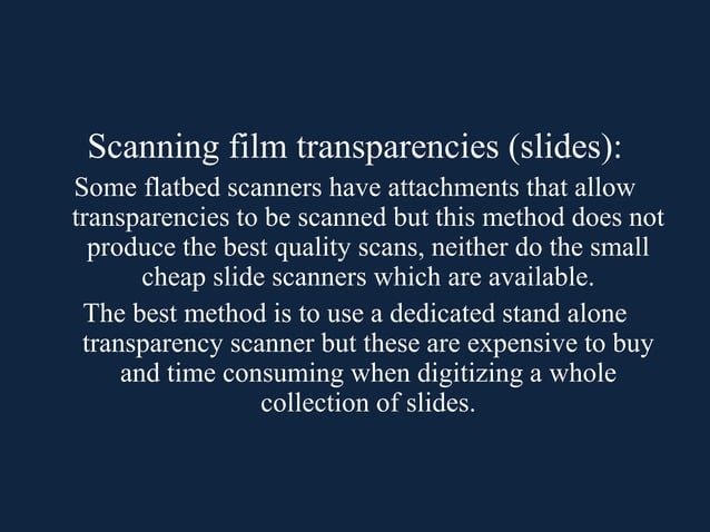 Scanning and Digitization | PPTX | Desktop Publishing | Computer ...