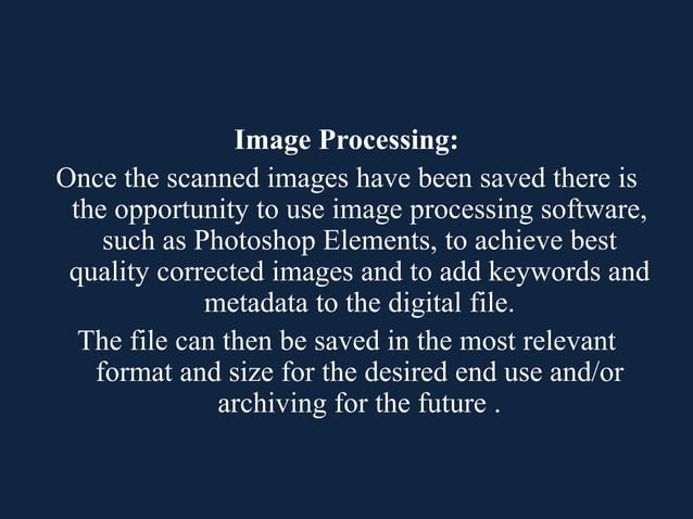 Scanning and Digitization | PPTX | Desktop Publishing | Computer ...
