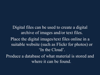Scanning and Digitization | PPTX