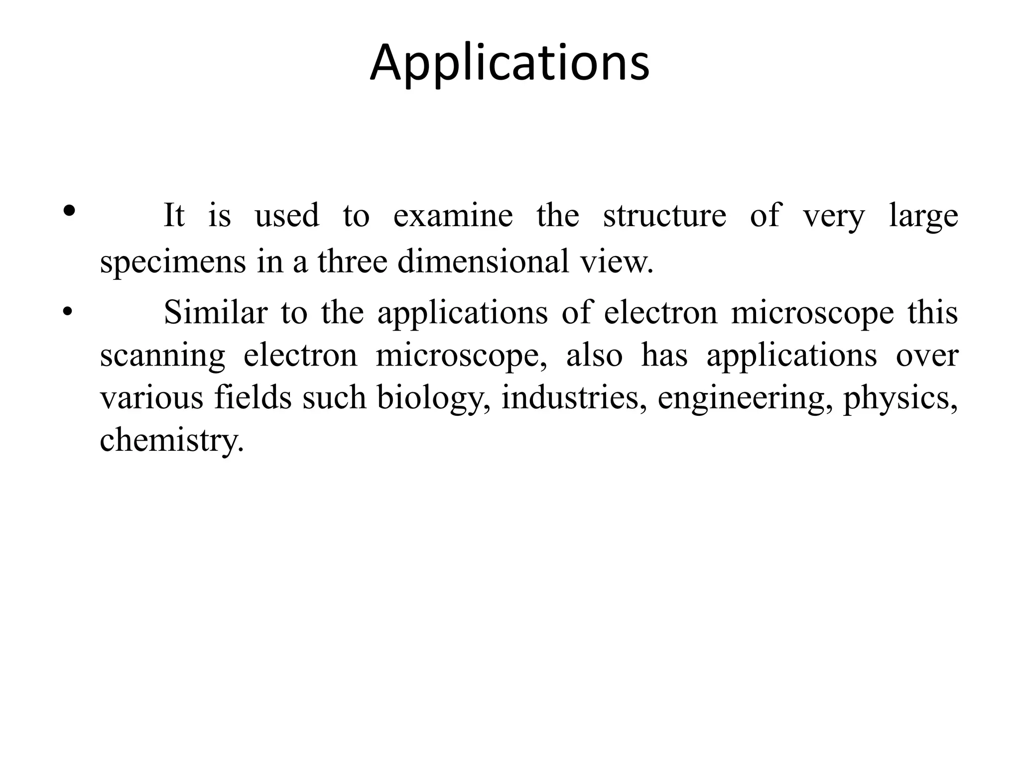Scanning electron microscope | PPTX