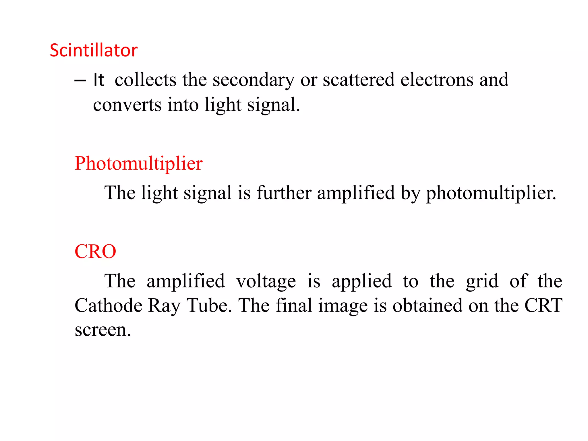 Scanning electron microscope | PPTX