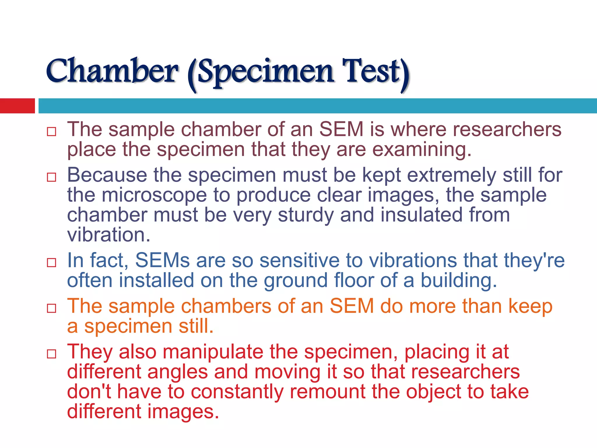 Scanning electron microscope | PPTX