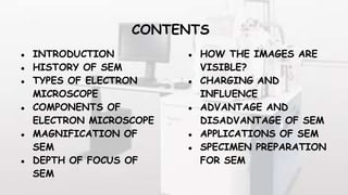 Scanning electron microscope | PPT