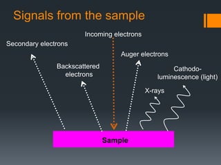 Scanning electron microscopy | PPTX