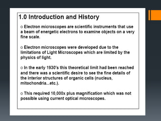 Scanning electron microscopy | PPTX