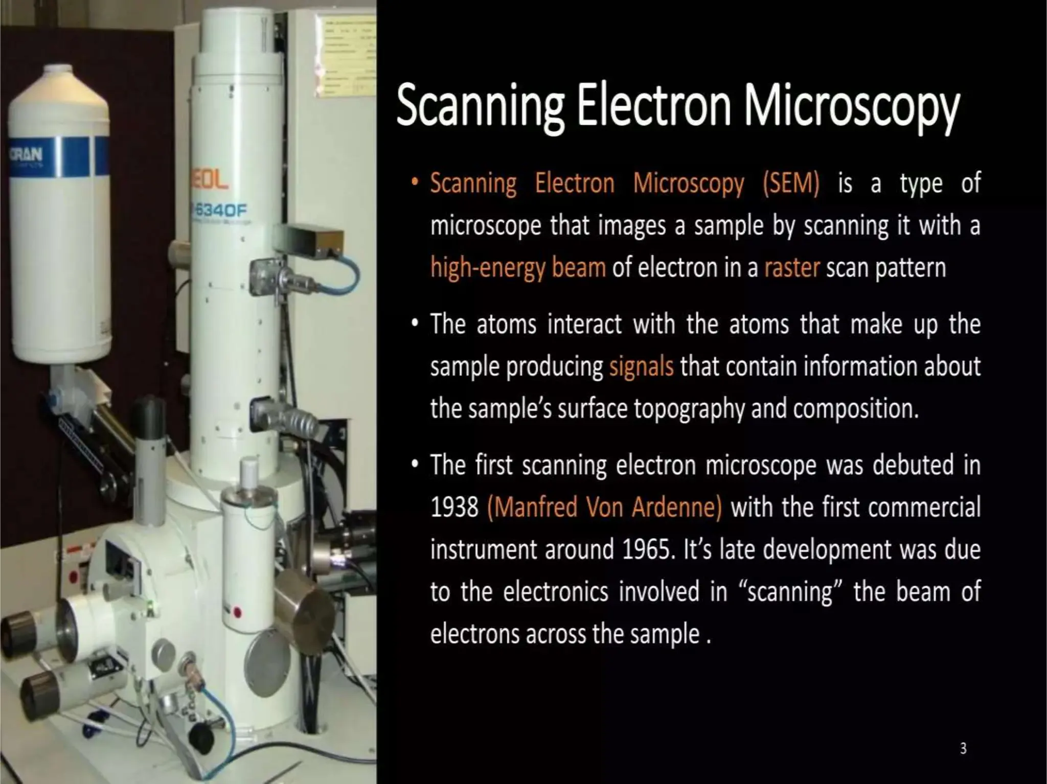 Scanning Electron Microscopy techniquess | PPT
