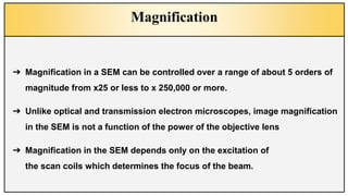 Scanning electron microscopy-SEM | PPTX